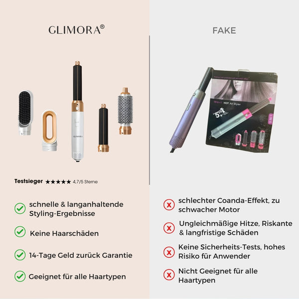 Start GLIMORA® - 5 in 1 Haar Styler